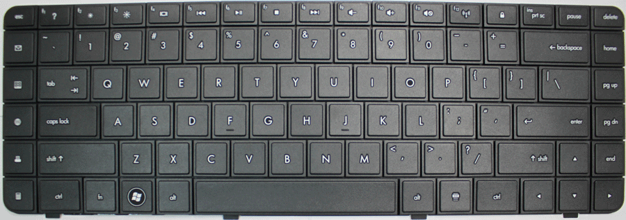 HP G Series G62-348CA Laptop Keyboard Keys