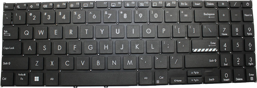 Asus VivoBook 15 X1504V (Black) Laptop Keyboard Keys
