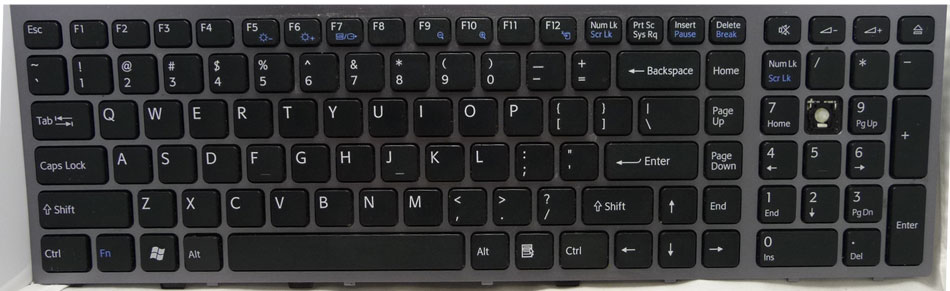 Sony VGN-AW 013-100A-8715-A Laptop Keyboard Keys