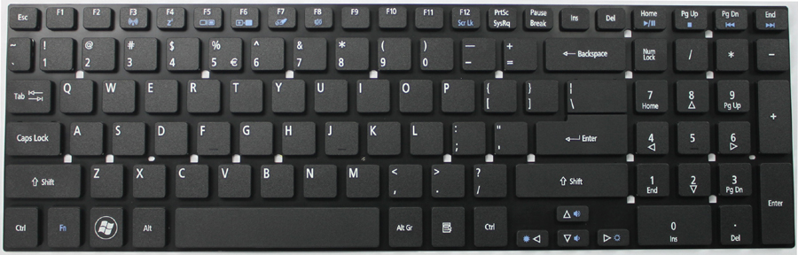 Acer Extensa Z5WBH Laptop Keyboard Keys