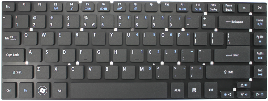 Acer Aspire ES1-511 Laptop Keyboard Keys